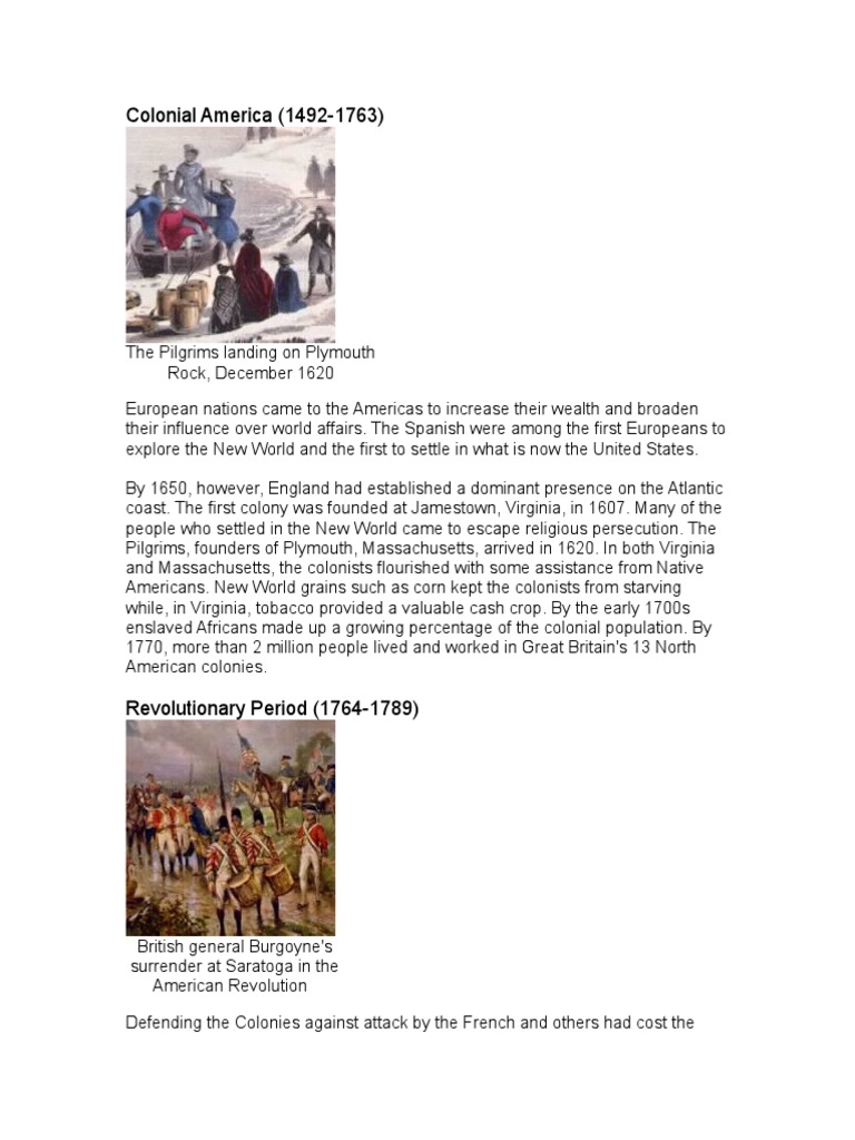 Colonial America | PDF