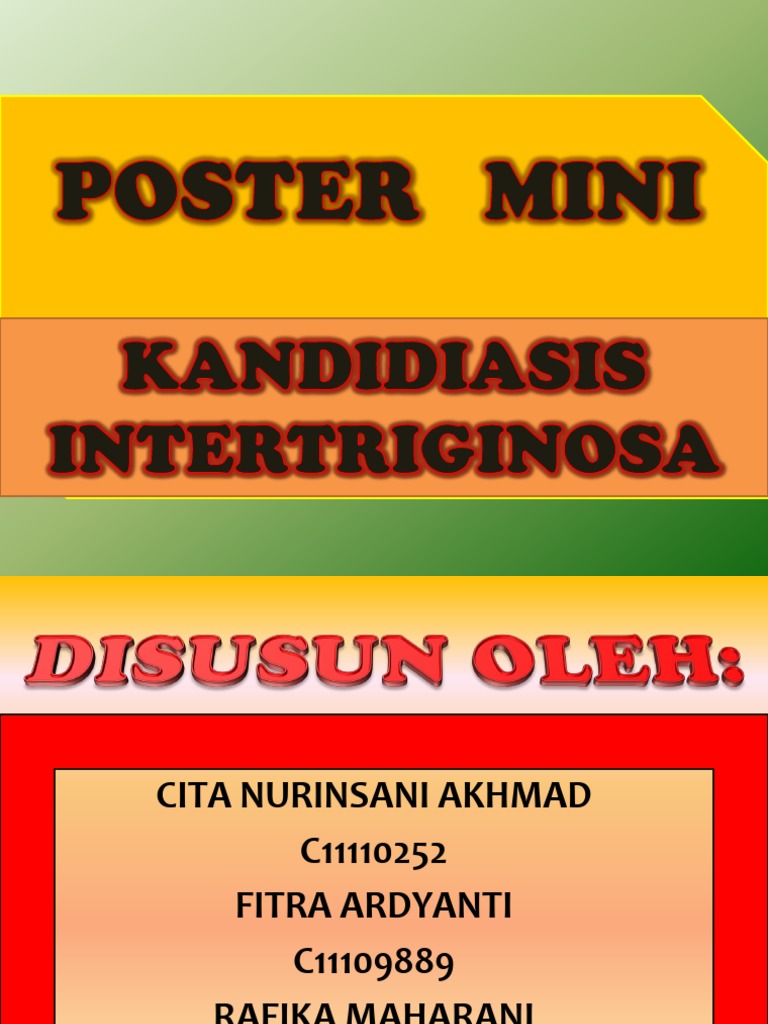 Poster Mini Candidiasis Intertriginosa Kulit | PDF
