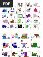Jolly Phonics Words List | PDF