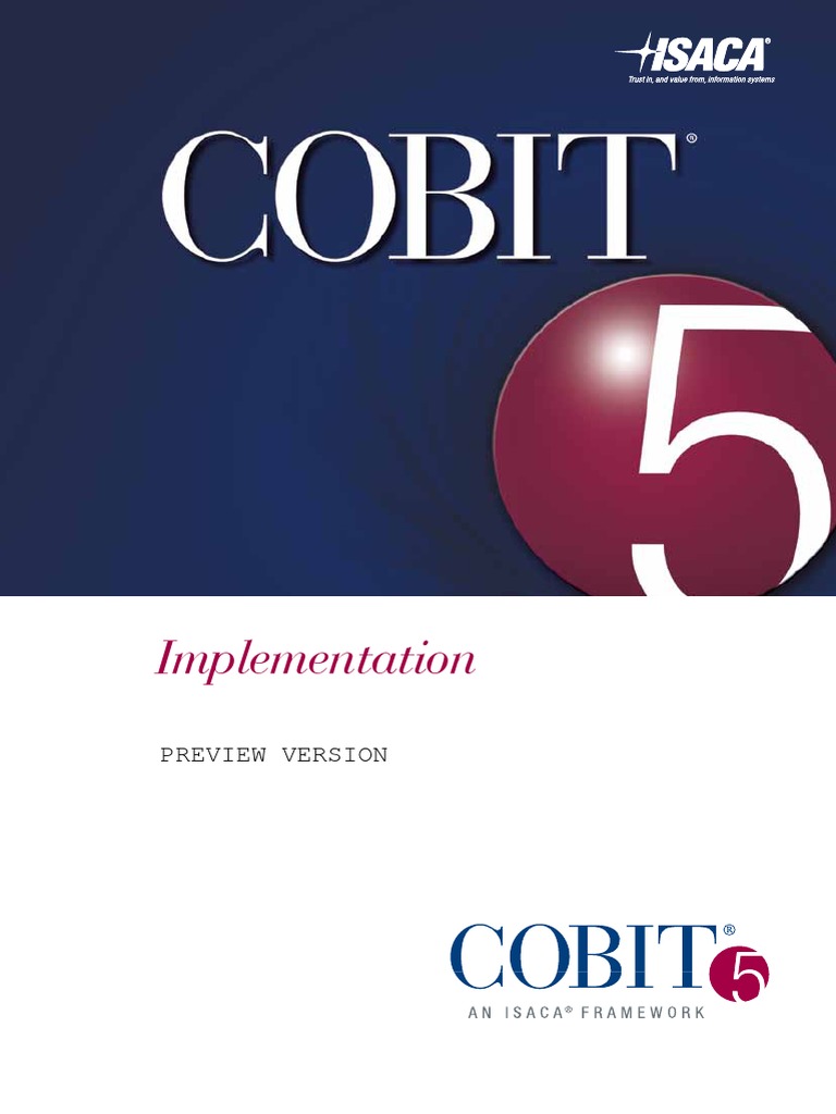 COBIT 5 Implementation Introduction | PDF | Cobit | Governance