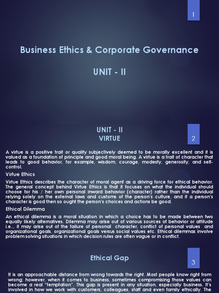 Business Ethics Unit-2 | PDF | Whistleblower | Leadership