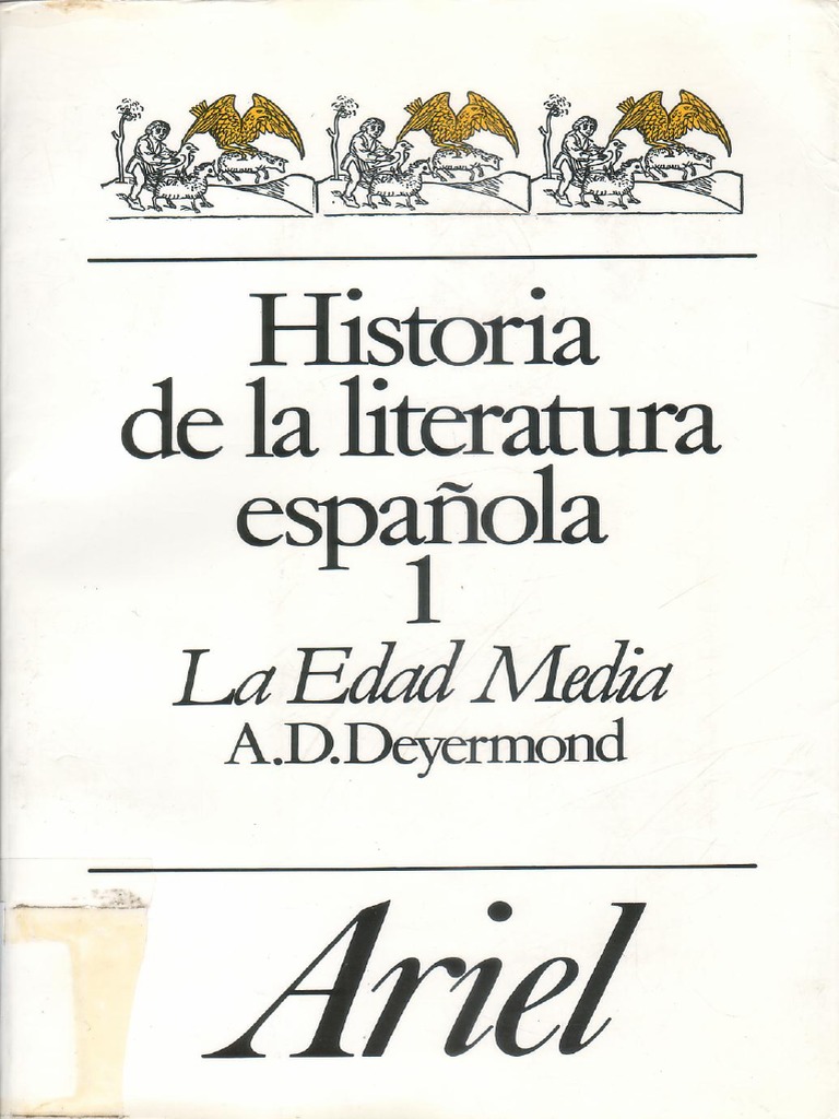 Historia de La Literatura Espanola 1 La Edad Media Deyermond | PDF ...