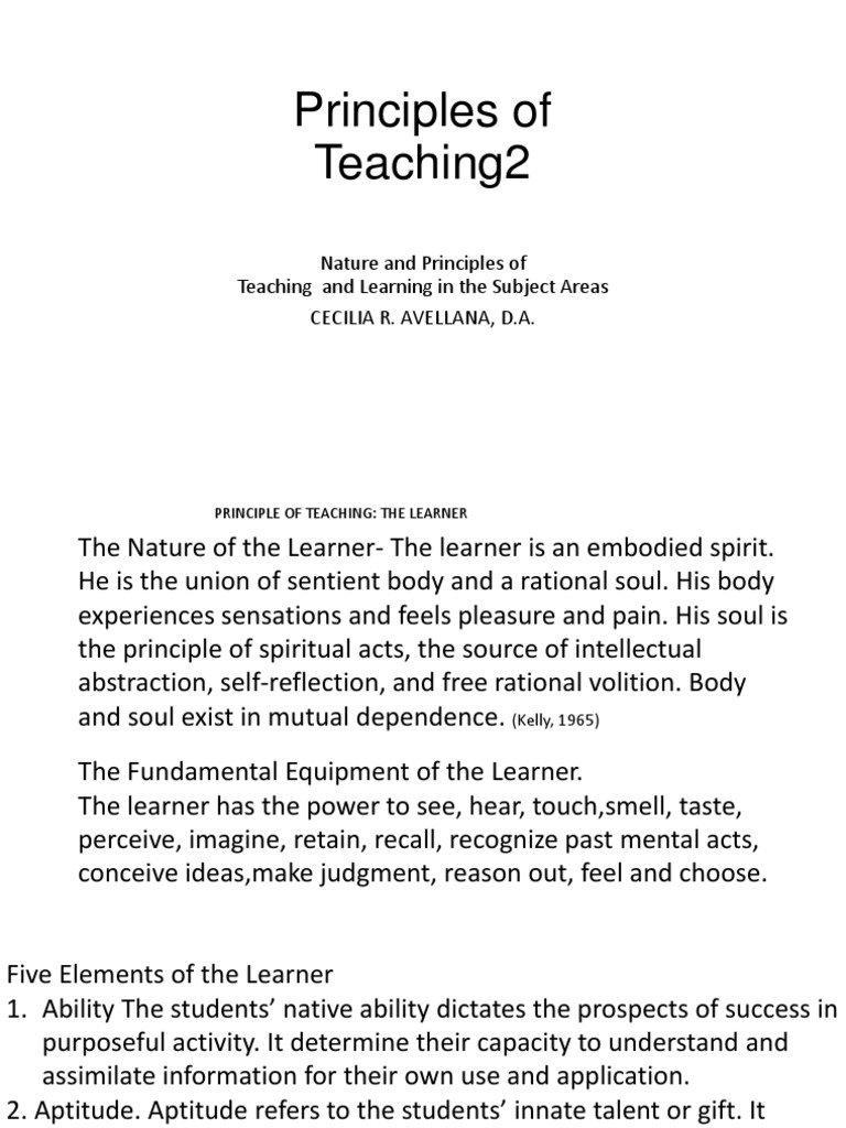 Principle of Teaching 2 | PDF | Scientific Method | Science