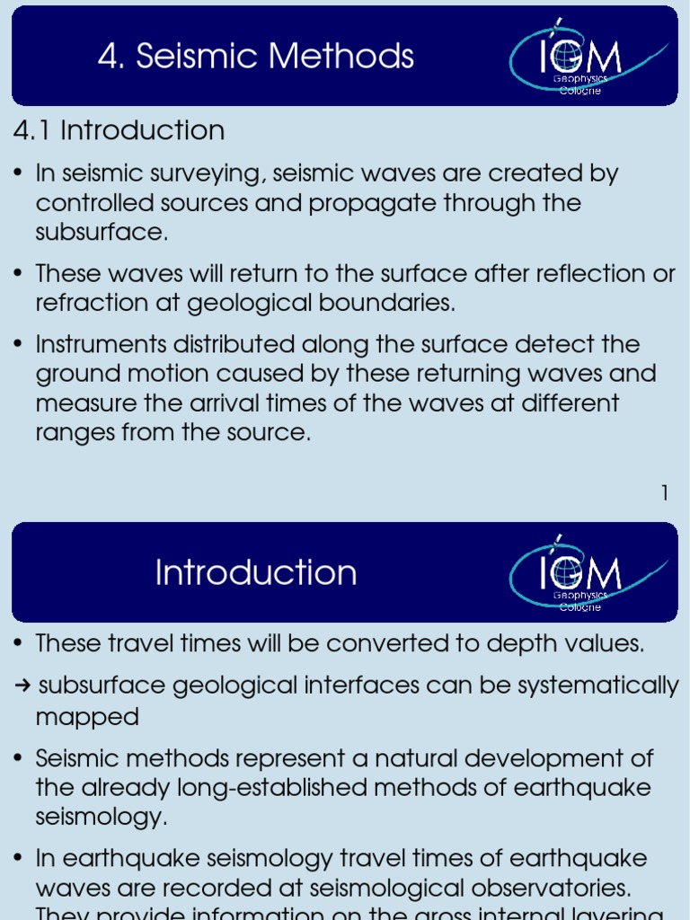Mapping Subsurface Geology Through Seismic Wave Analysis | PDF ...