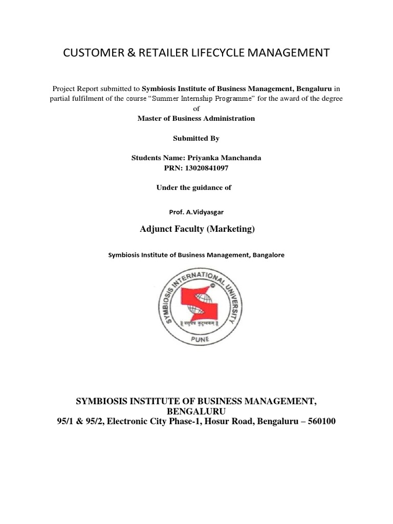 Customer & Retailer Lifecycle Management | PDF | Telecommunications ...