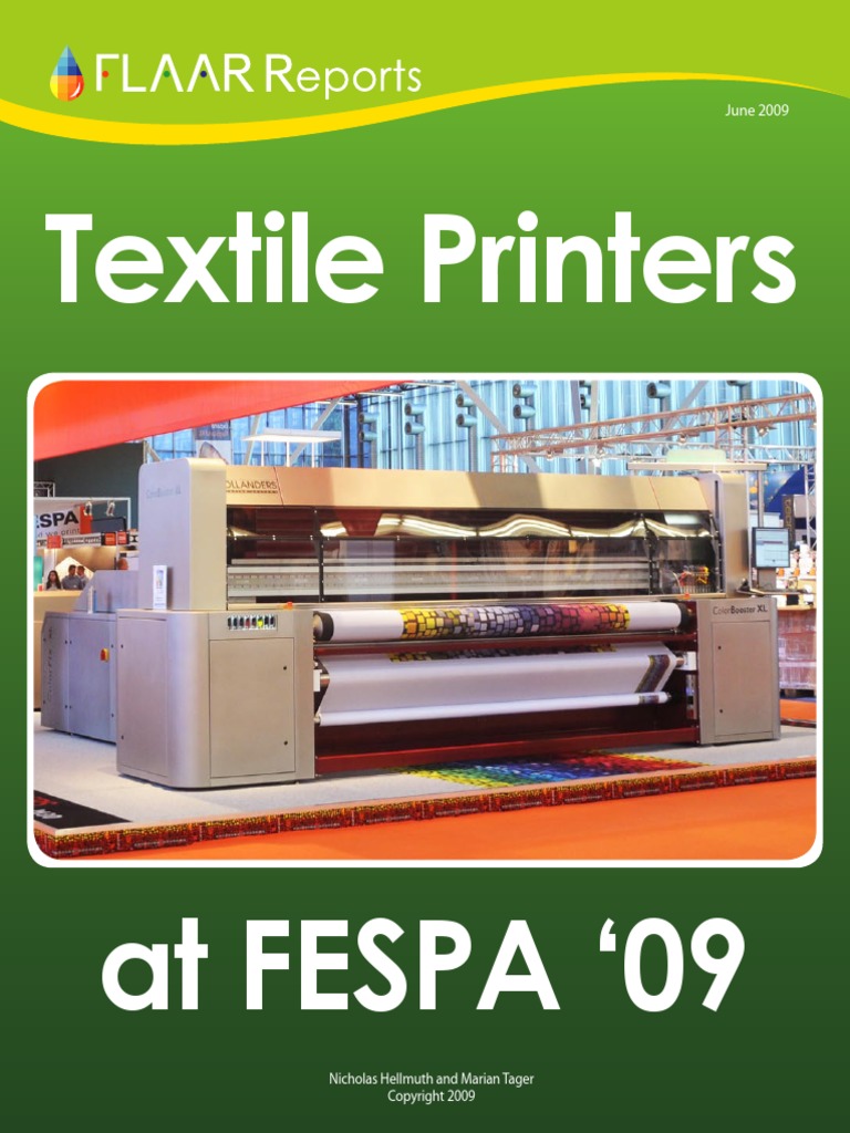 Textile Printers FESPA 09 | PDF | Printing | Media Technology