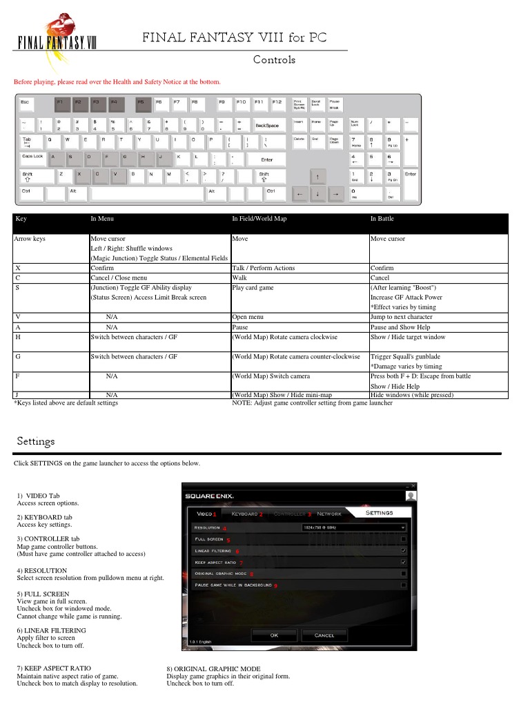 Manual | PDF | Computer Keyboard | Video Games