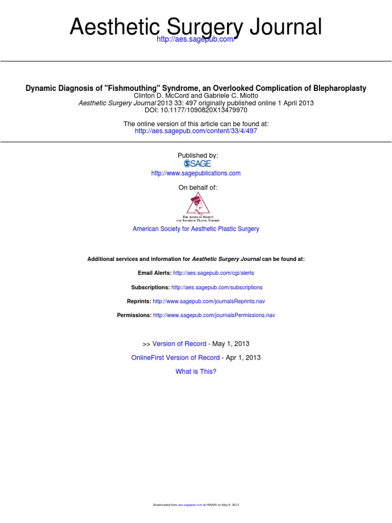 Overlooked Complication of | PDF | Surgery | Medical Diagnosis