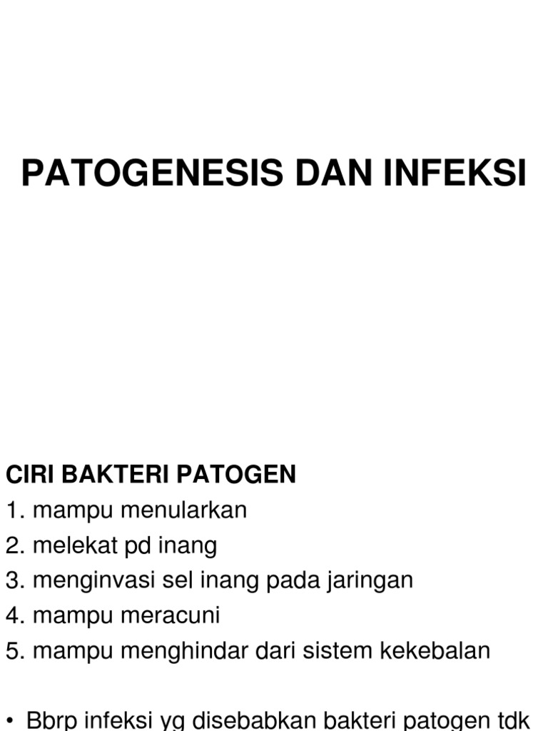 Patogenesis Infeksi | PDF