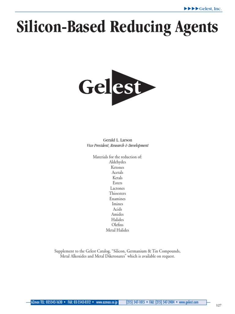 Silane Reductions: Mechanisms & Applications | PDF | Alcohol | Ester