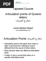 Understanding Makharij of Arabic Letters | PDF | Tooth | Phonetics