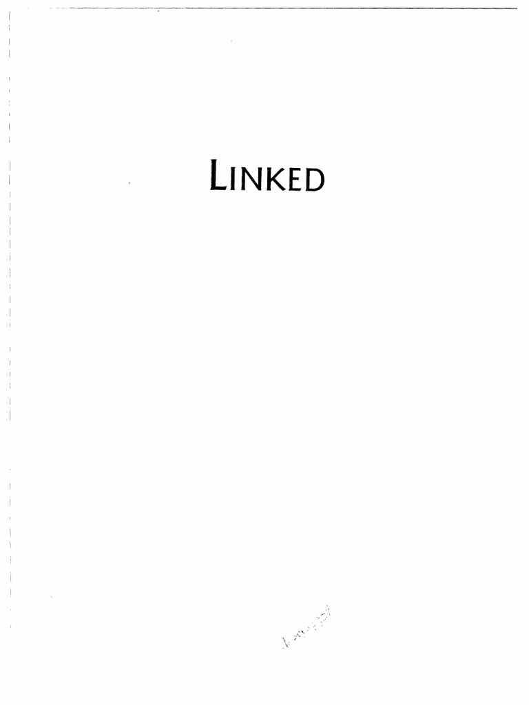 Albert Laszlo Barabasi - Linked. The New Science of Networks | PDF ...