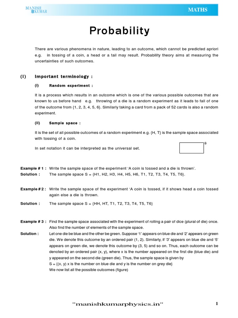 Probability Theory E | PDF | Probability Theory | Sphere
