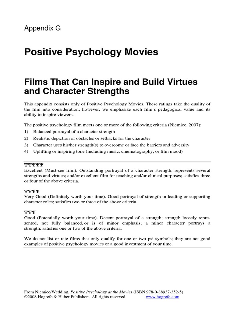 Positive Psychology Movies | Jesus | Cinema