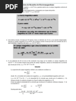 Ejercicios Resueltos de Fuerza Eléctrica | PDF | Vector Euclidiano | Fuerza