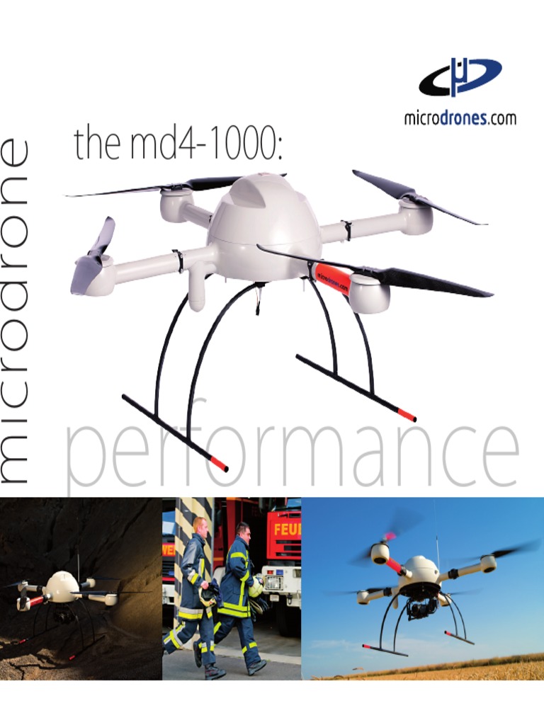 Microdrone md4 1000 EN | PDF | Unmanned Aerial Vehicle | Surveillance