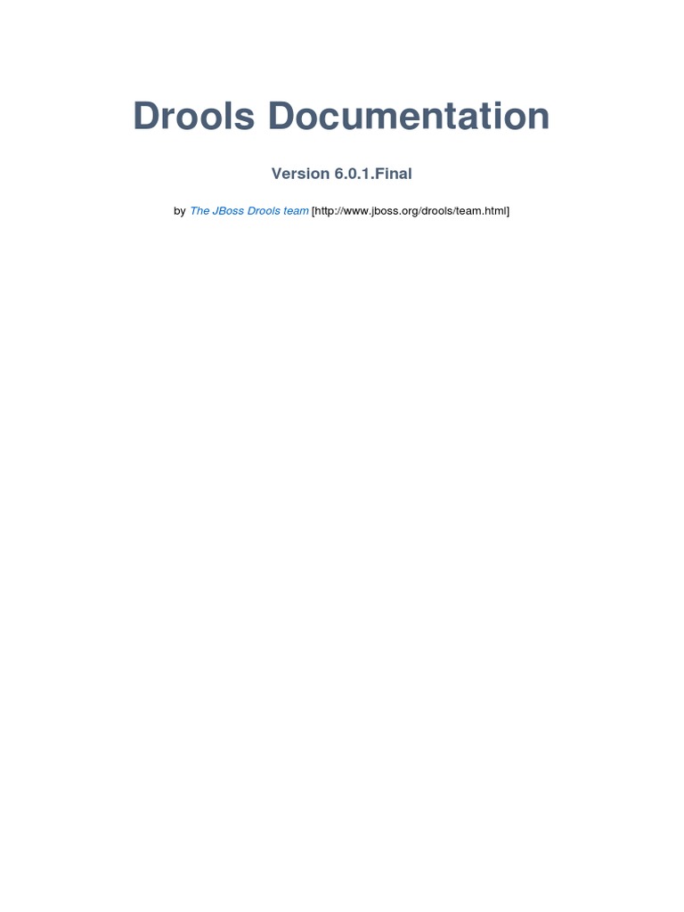 Drools Docs | PDF | Eclipse (Software) | Computer Engineering
