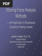 Mooring Design (Bollard or QRH) | PDF | Ships | Port