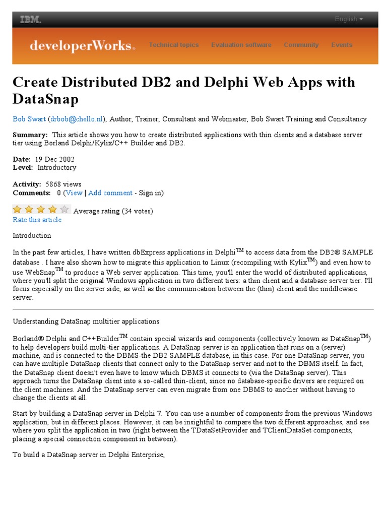 Delphi - Client Server | PDF | Client (Computing) | Server (Computing)