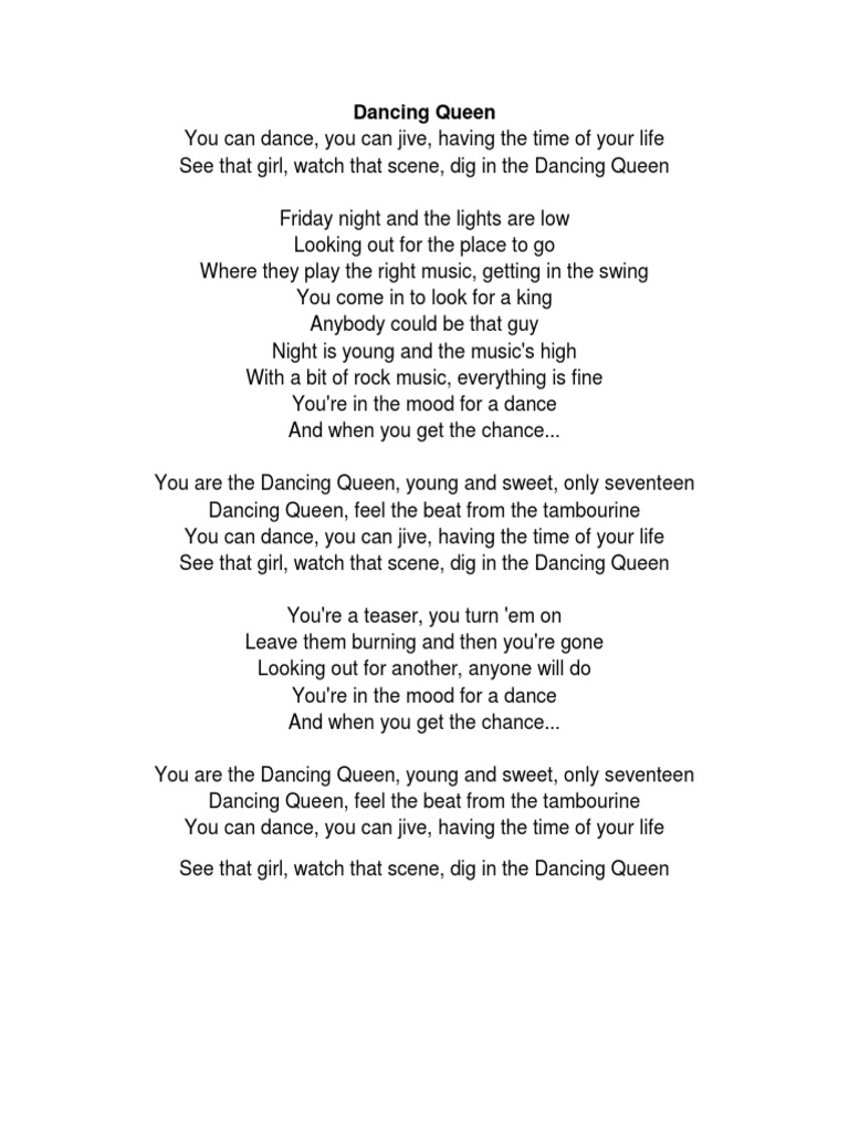 Dancing Queen | PDF