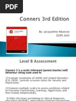 CONNERS - ADHD Checklists and Rating Scale Summary Sheet | PDF ...