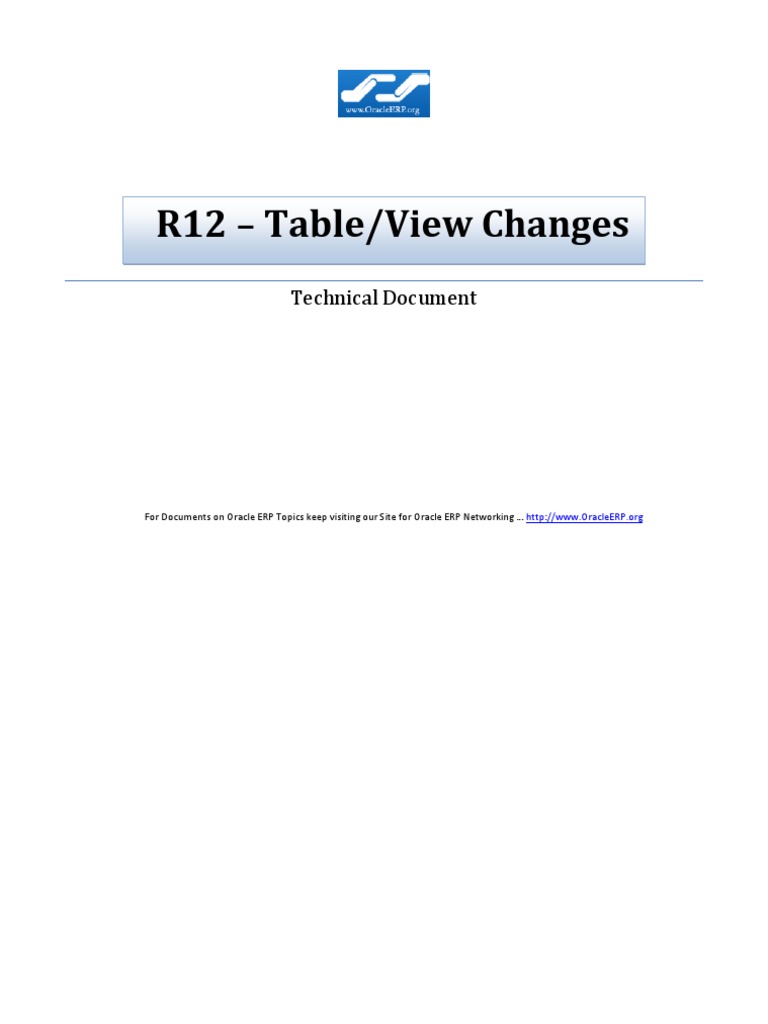 Oracle 11i R12 Changes | PDF | Per Diem | Expense