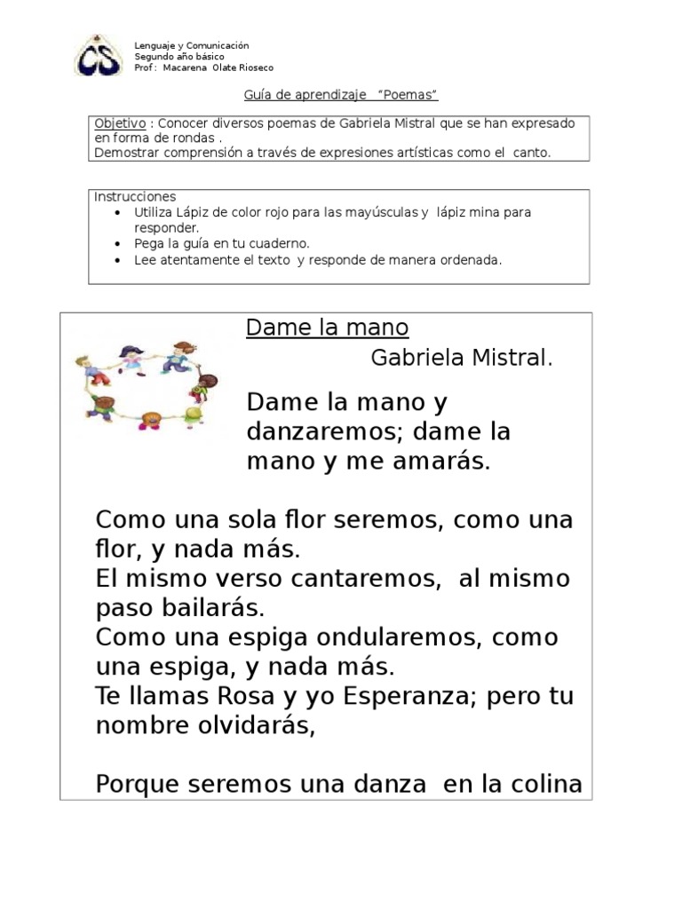 Poemas Segundo Basico | PDF | Ocio