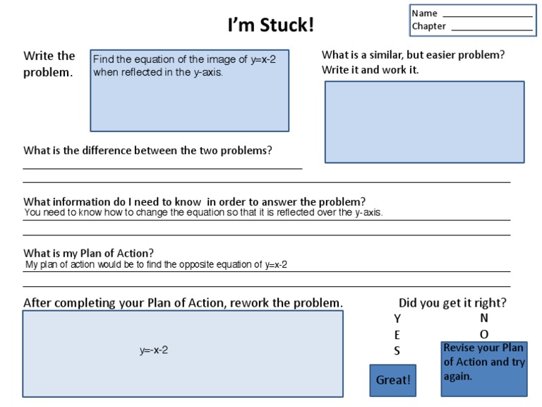 Solving Reflection Problems in Algebra | PDF | Science & Mathematics