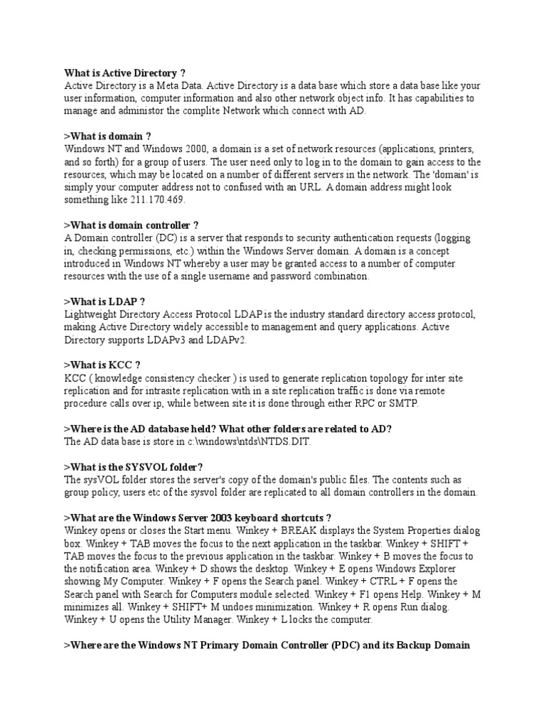 AD and DNS | PDF | Active Directory | Domain Name System