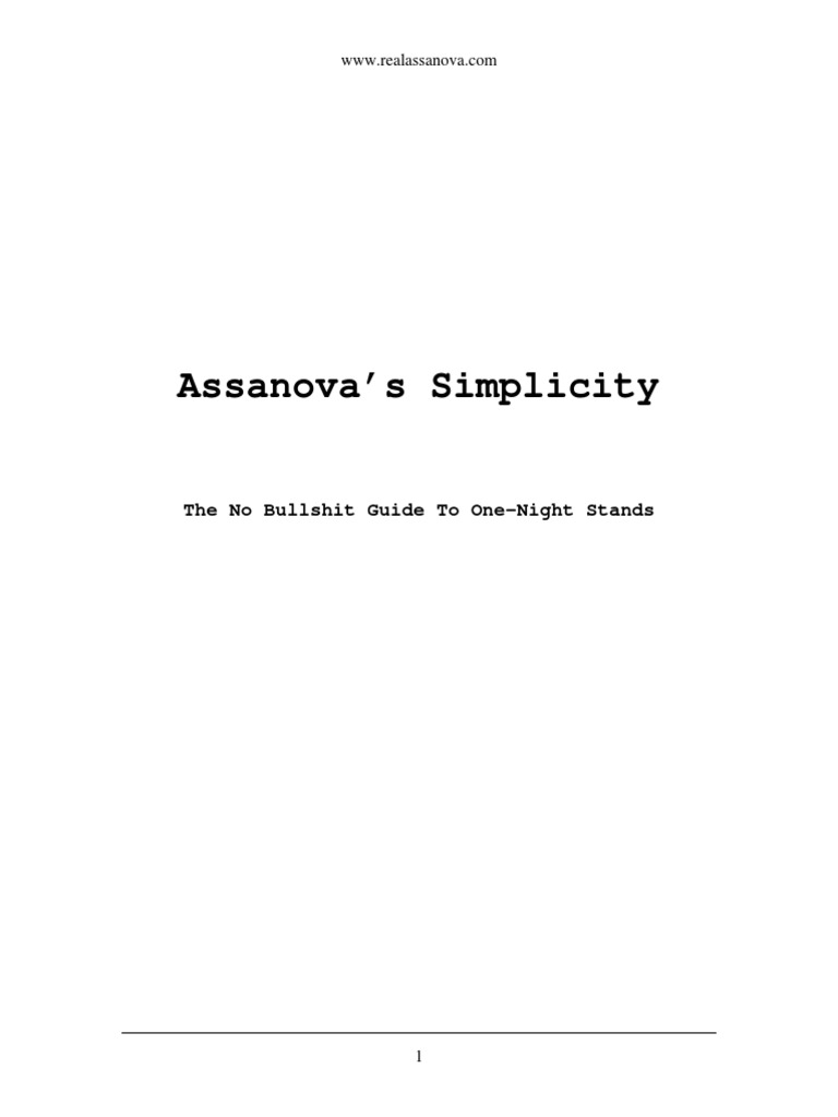 Assanova's Simplicity | PDF