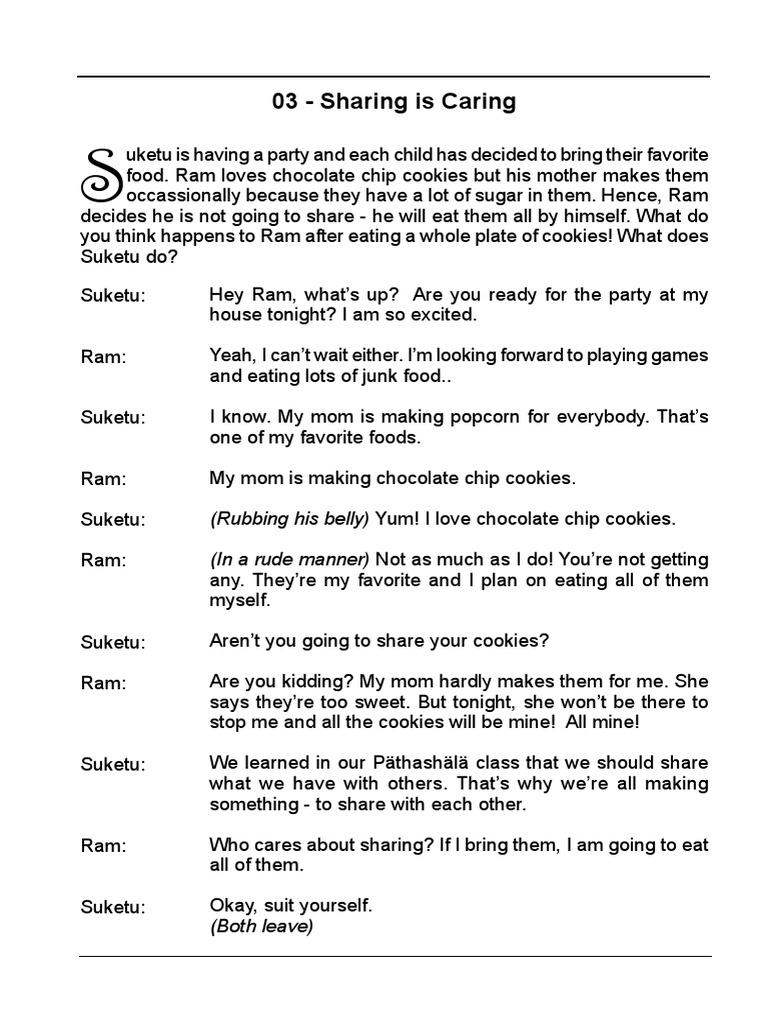 Skit Caring | PDF | Leisure