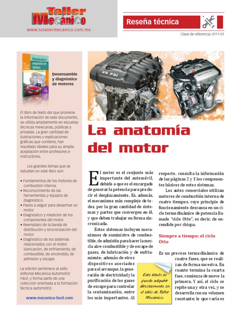 Anatomia Del Motor | PDF