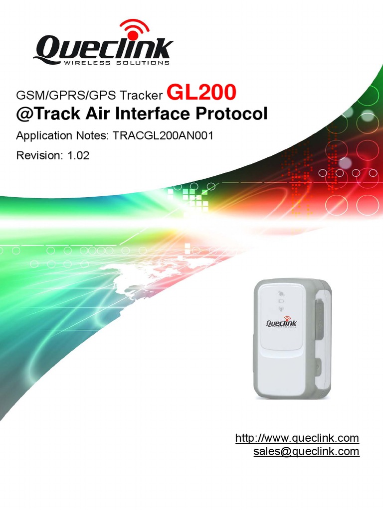 GL200 @tracker Air Interface Protocol - V1.02 | PDF | Transmission ...
