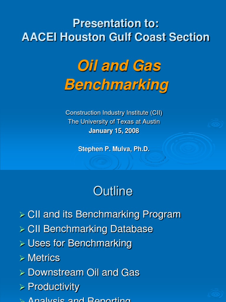 AACEI Houston Jan 2008 | PDF | Benchmarking | Procurement