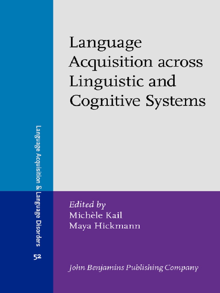 Language Acquisition Across Linguistic and Cognitive Systems | PDF ...