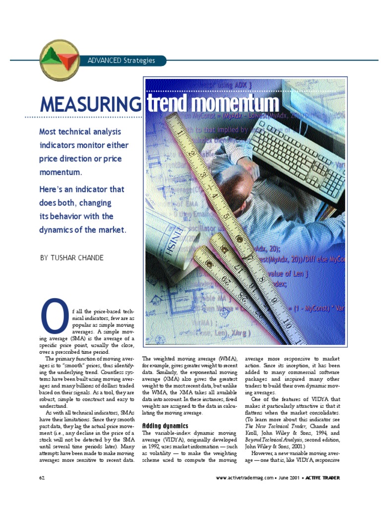 Measuring Trend Momentum | PDF | Moving Average | Market Trend