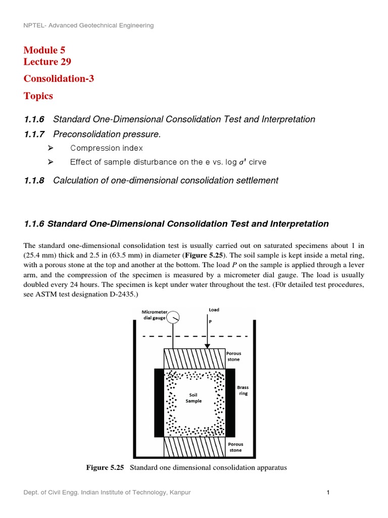 Lecture 29 | Geotechnical Engineering | Materials