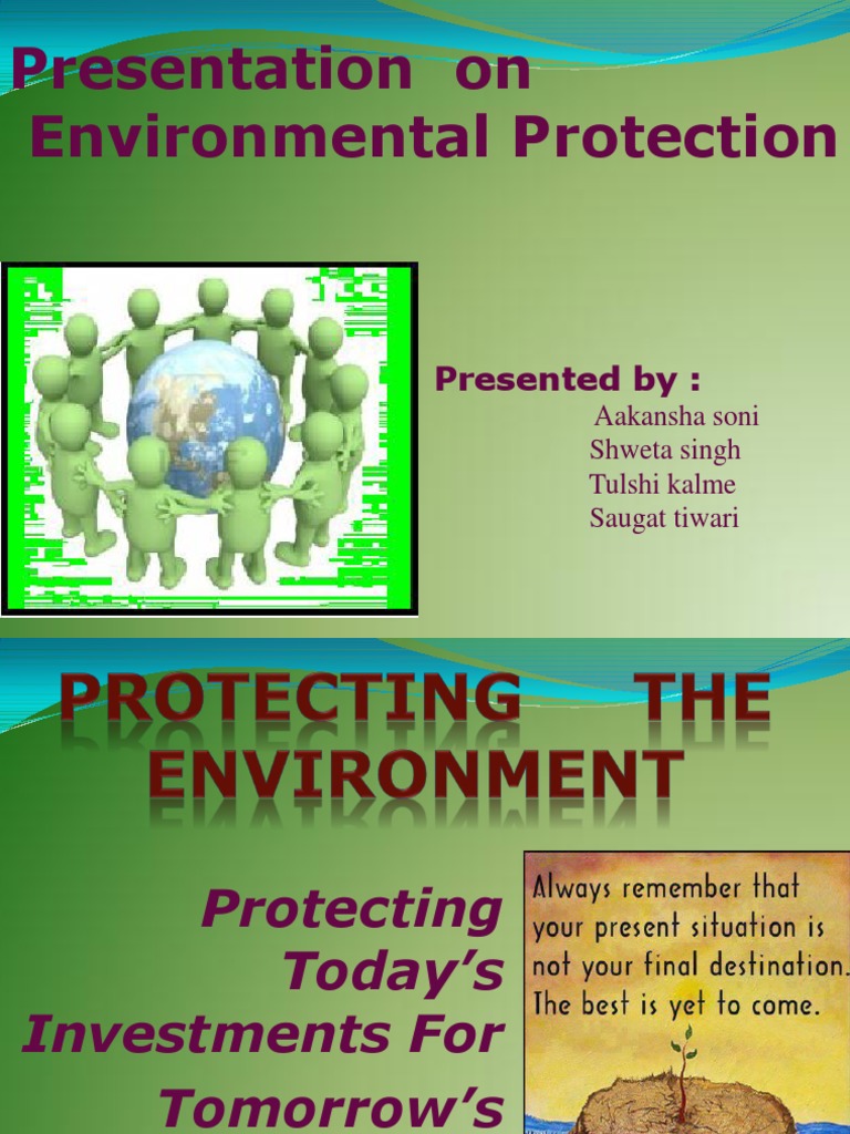 Environmental Protection | PDF | Natural Environment | Atmosphere Of Earth