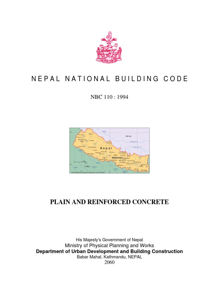 Nepal Building Code: Concrete Guide | PDF | Structural Load | Nepal