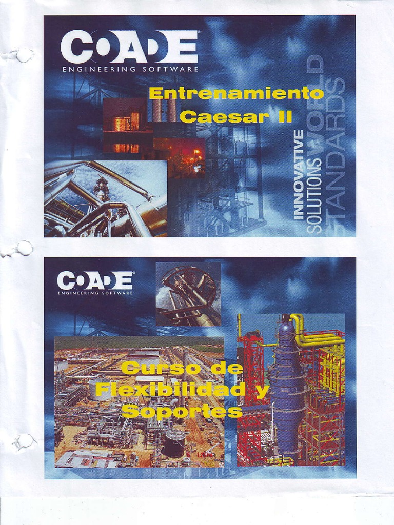Entrenamiento Caesar II - COADE | PDF | Ingeniería mecánica