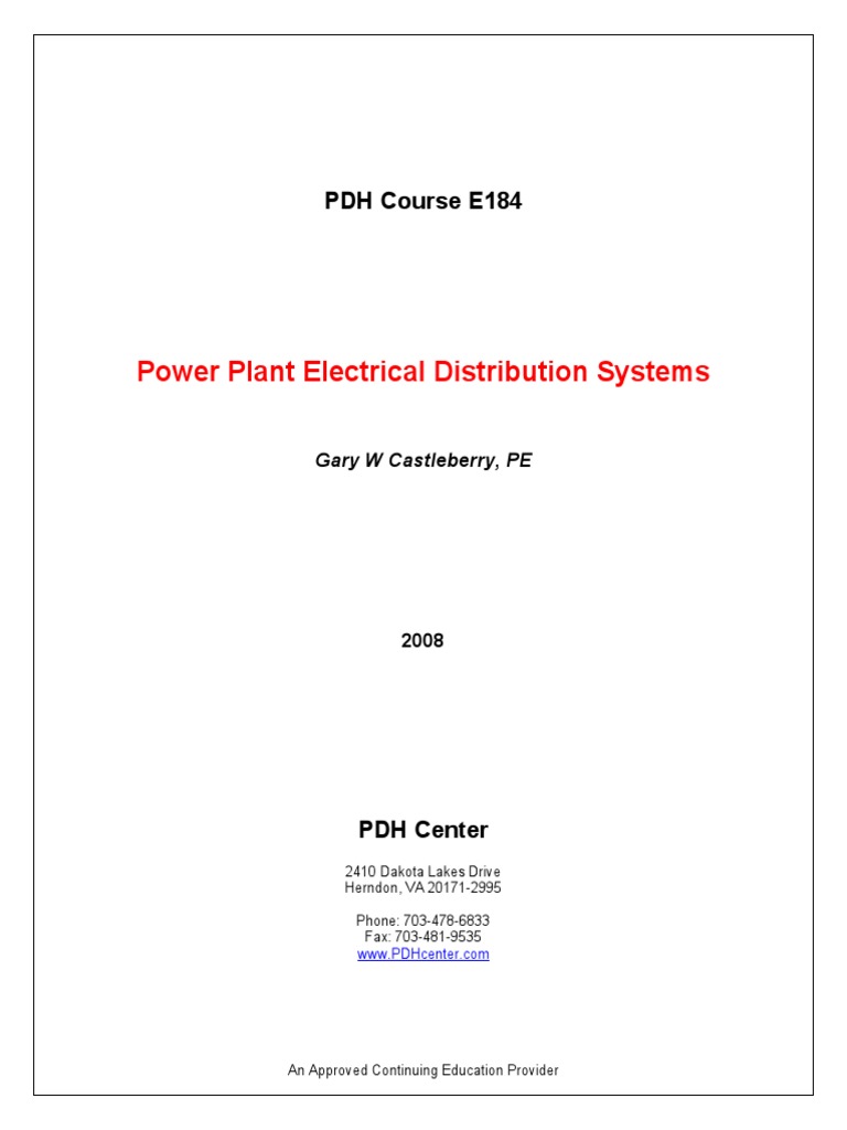 PDS in Electrical | PDF