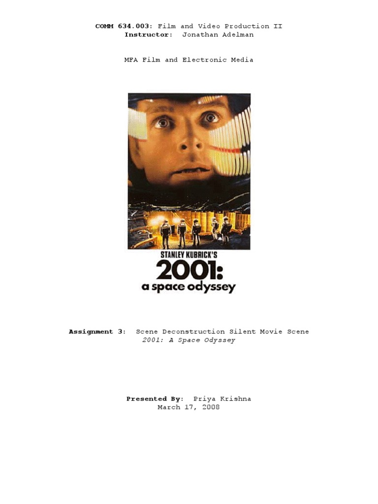 COMM 634.003: Film and Video Production II Instructor: Jonathan Adelman ...