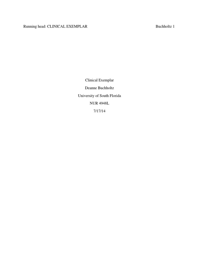 Clinical Exemplar Good One | PDF | Heart Failure | Nursing