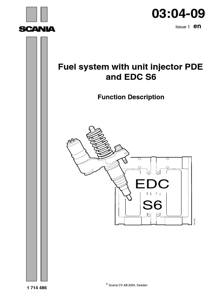 Sistema de Combustible Con Inyector Bomba PDE y EDC S6. Descripción de ...