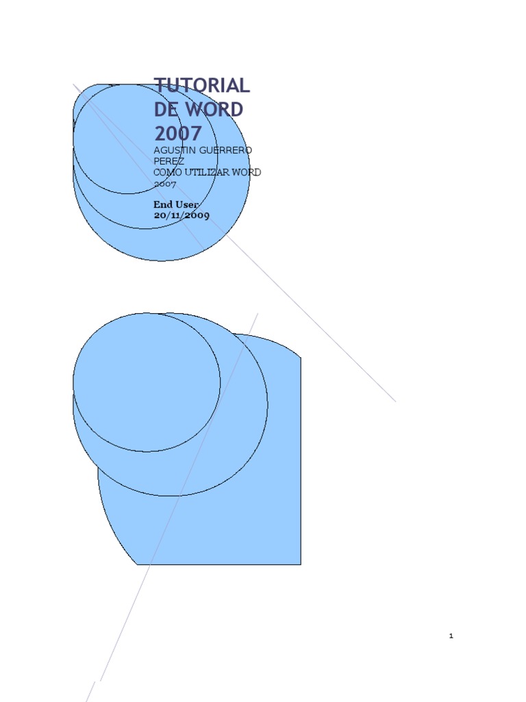 Tutorial de Word 2007 | PDF | Microsoft Word | Informática