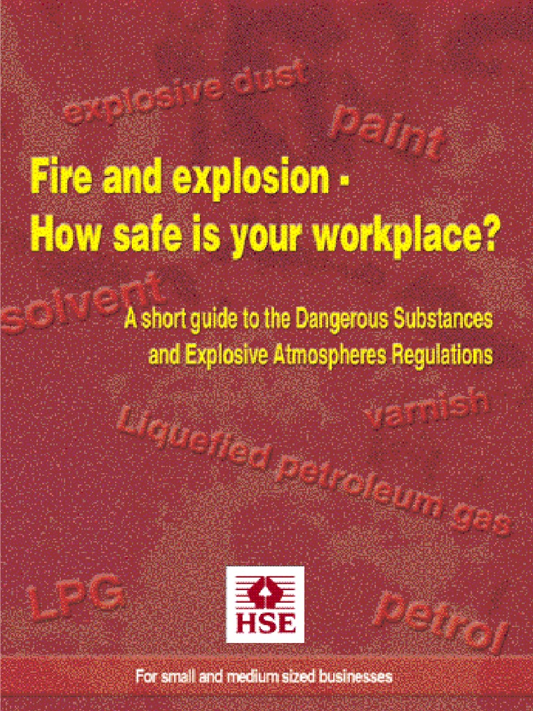 Fire and Explosion | Risk | Occupational Safety And Health