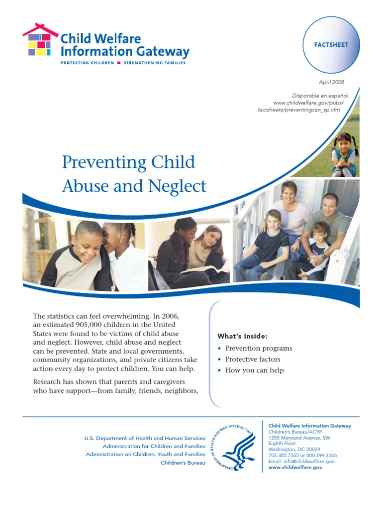 Preventing Child Abuse and Neglect | PDF | Child Neglect | Child Abuse