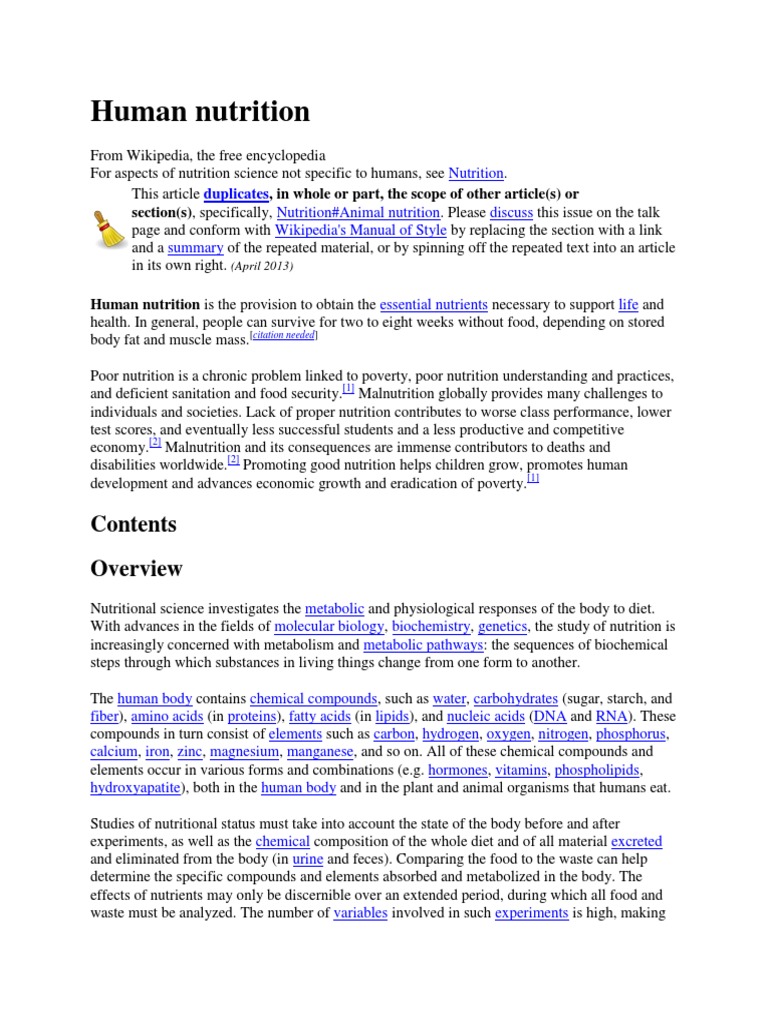 Human Nutrition Pdf Human Nutrition Fat