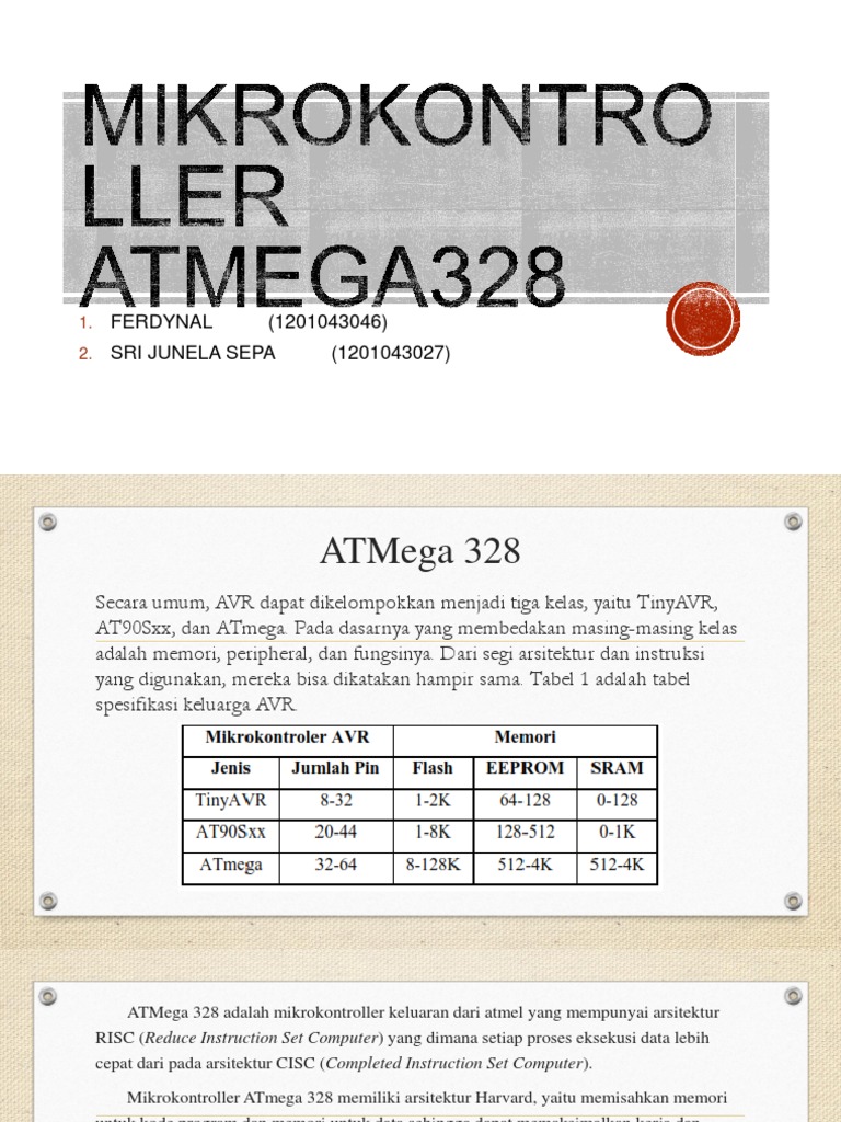 Mikrokontroller ATMega 328 | PDF