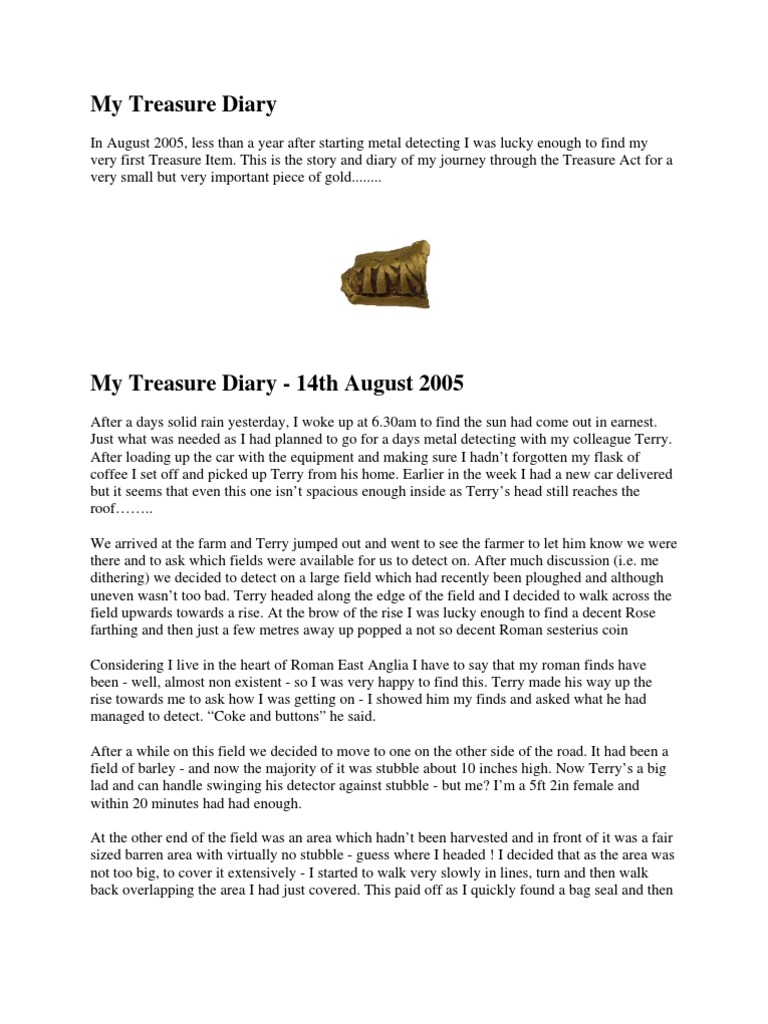 My Treasure Diary | PDF | Runes | Vikings